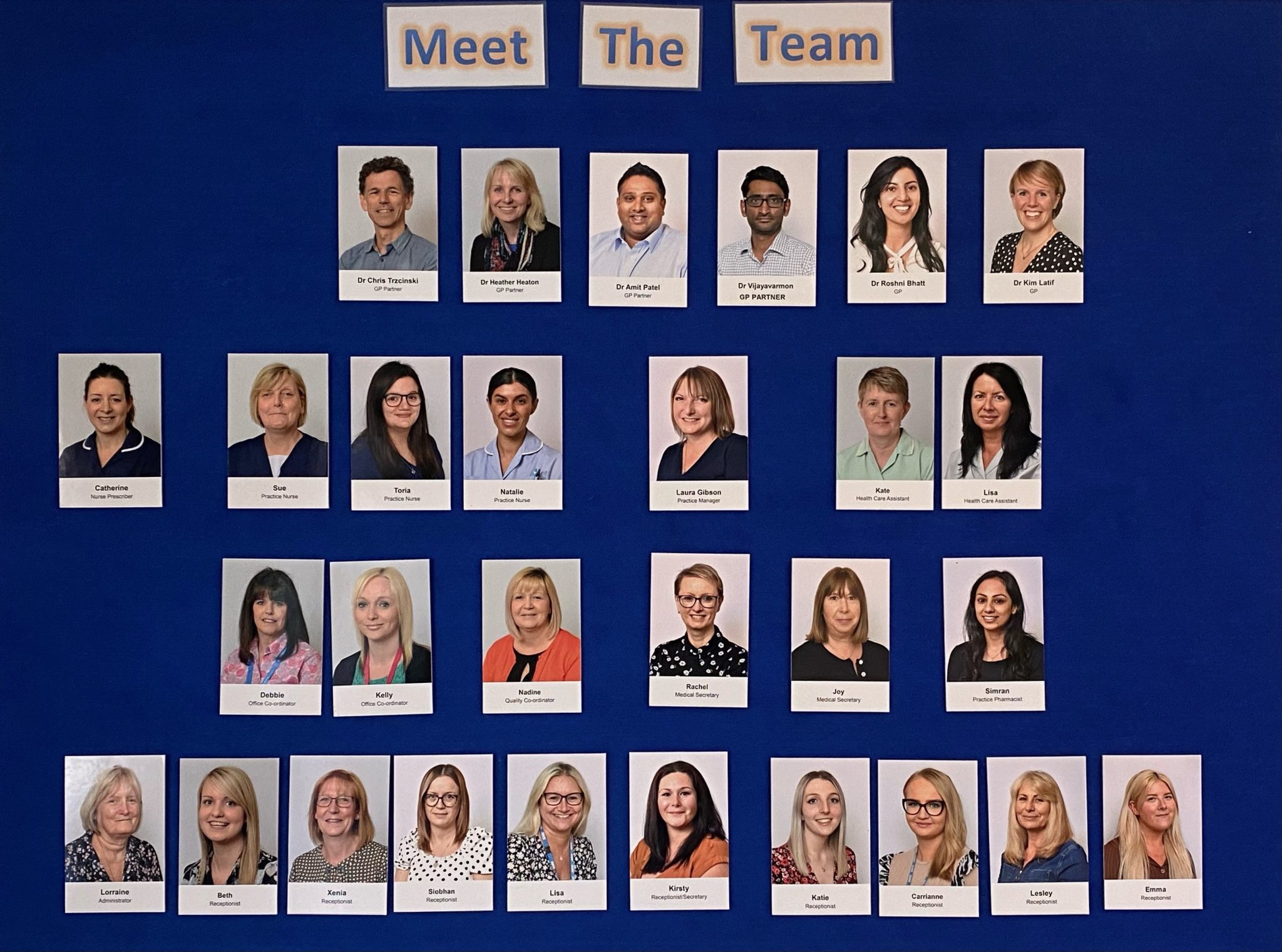 Meet the Team • Markfield Medical Centre